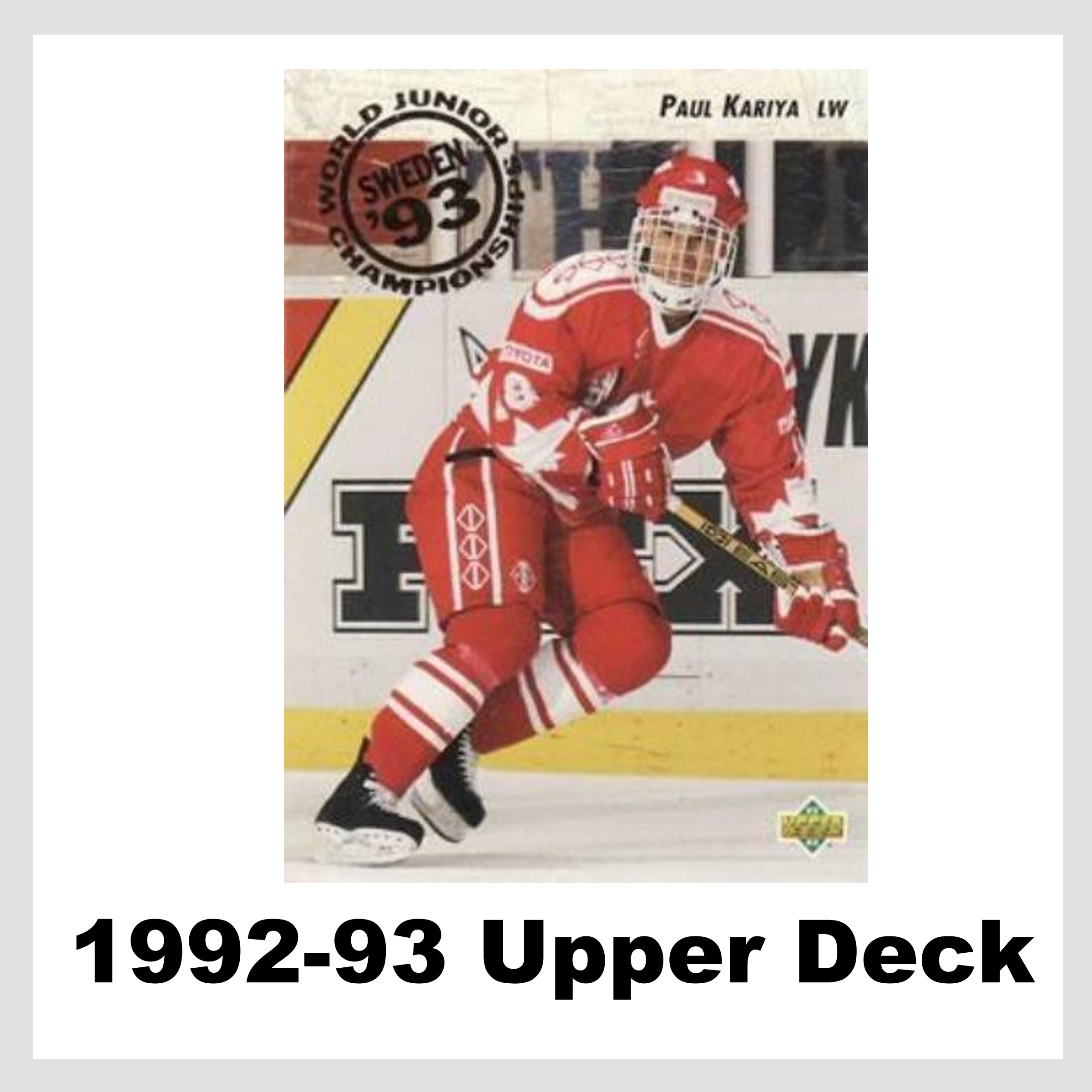1992-93 Upper Deck – Hockey Card World Inc
