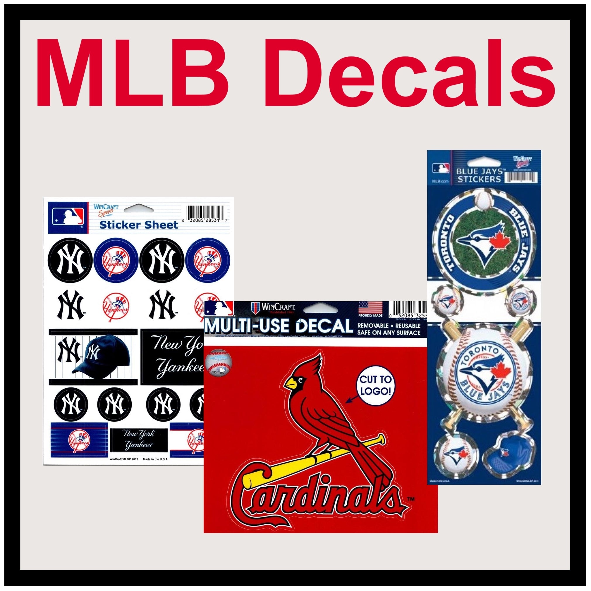 Decals/Stickers-Baseball – Hockey Card World Inc