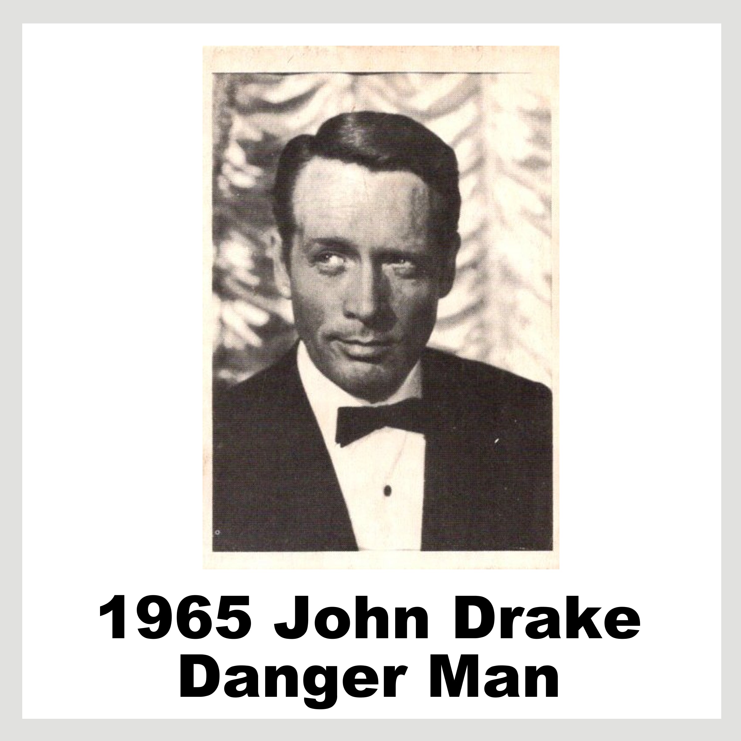 1965 John Drake Danger Man – Hockey Card World Inc