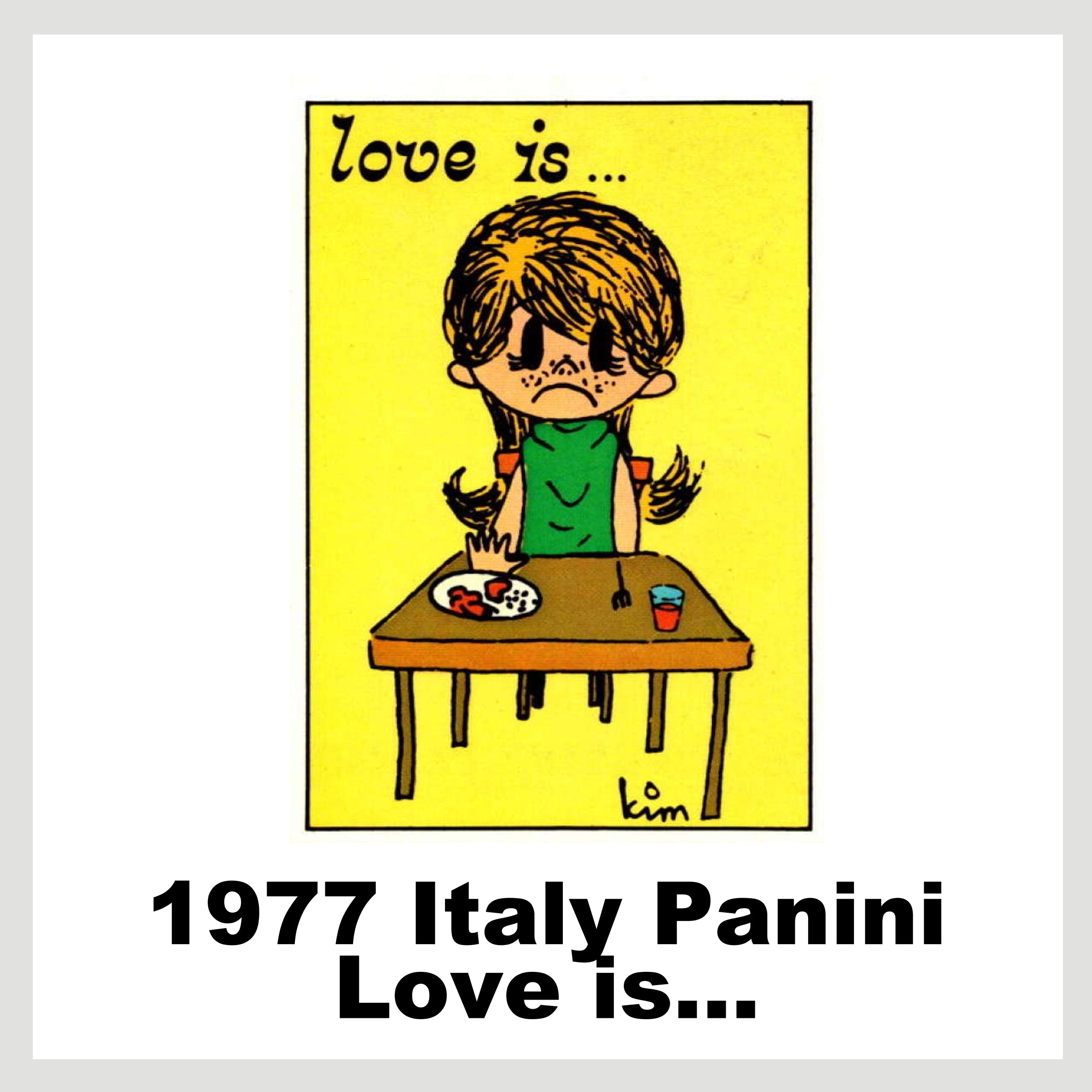 1977 Italy Panini Love Is... – Hockey Card World Inc