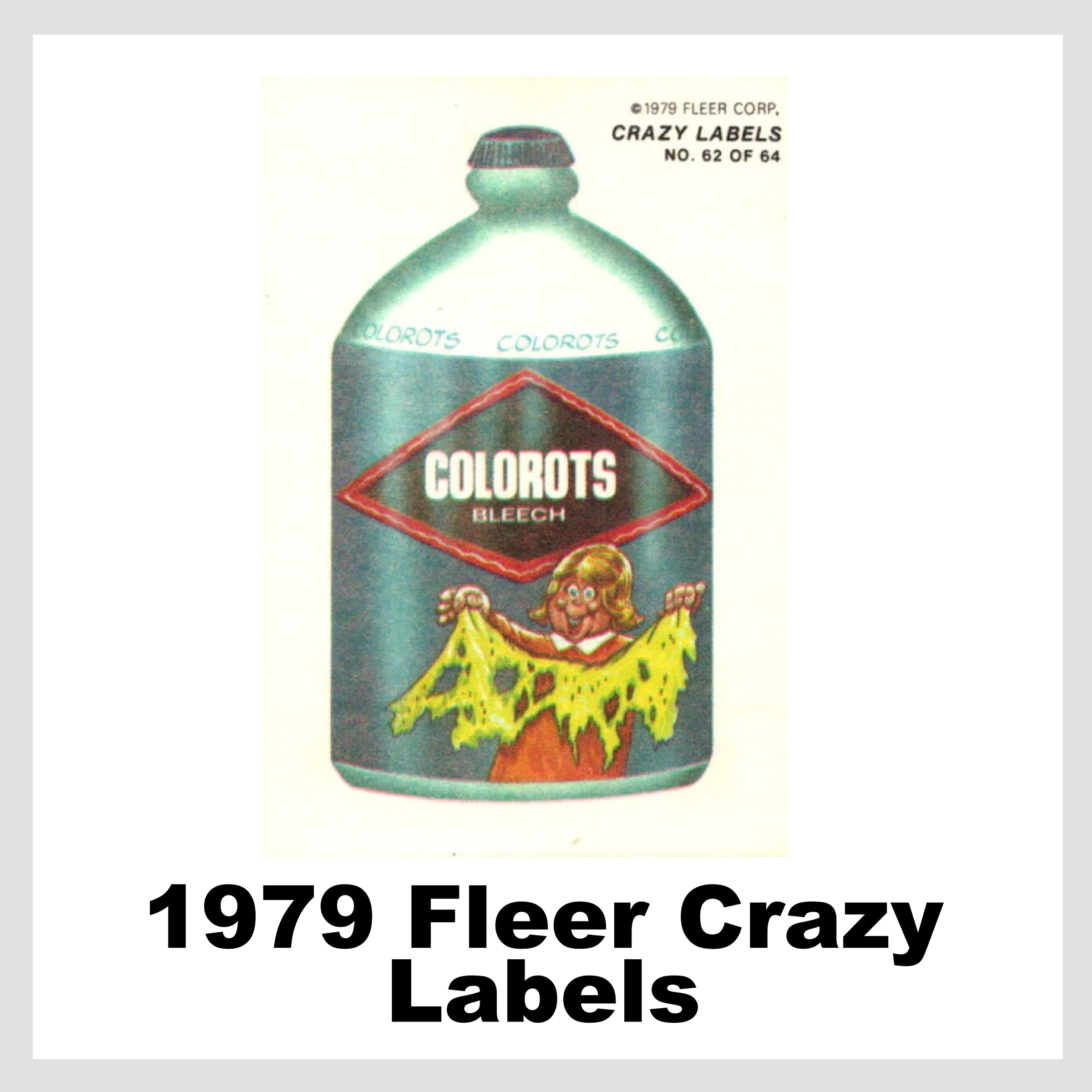 1979 Fleer Crazy Labels – Hockey Card World Inc