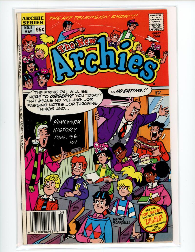 Archie The New Archies #5 1988 Magazine Comic Book VG - B8-140 – Hockey ...