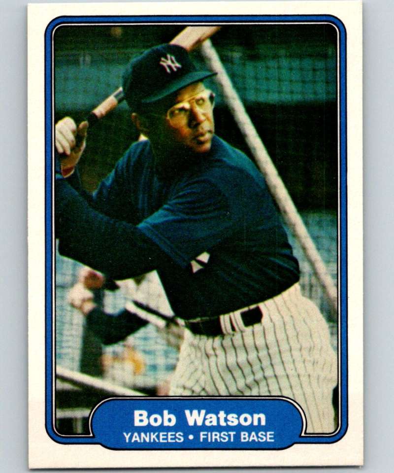 1982 Fleer #54 Bob Watson Yankees – Hockey Card World Inc