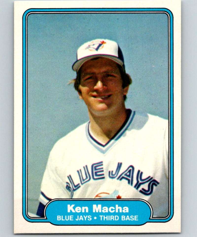 1982 Fleer #618 Ken Macha Blue Jays – Hockey Card World Inc