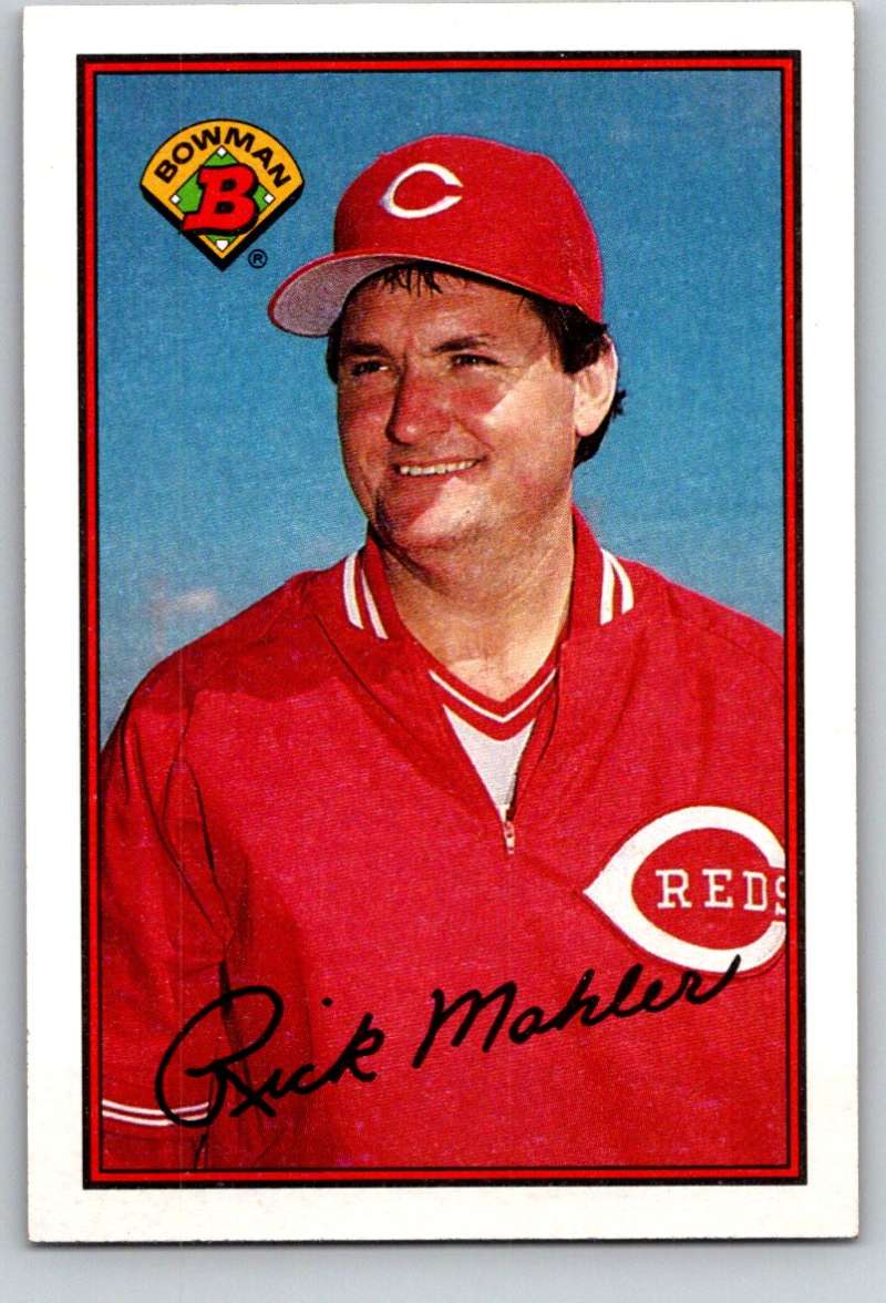 1989 Bowman #302 Rick Mahler Reds MLB Baseball – Hockey Card World Inc