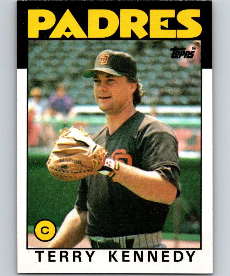 1986 Topps #230 Terry Kennedy Padres MLB Baseball – Hockey Card World Inc