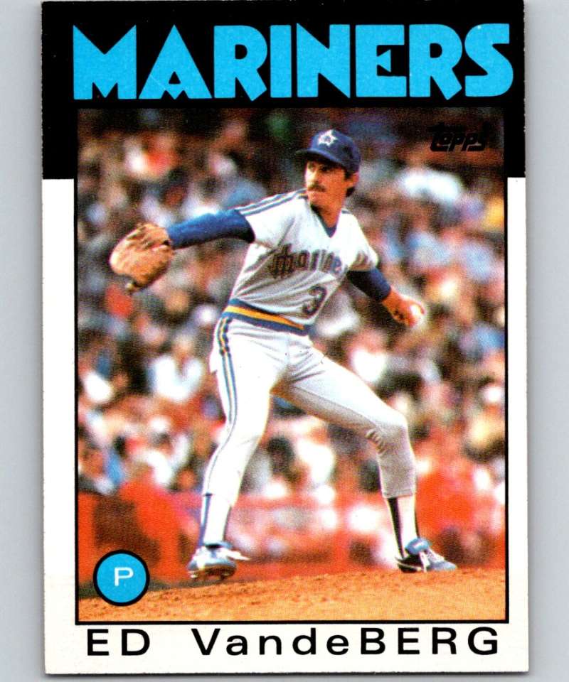 1986 Topps #357 Ed Vande Berg Mariners MLB Baseball – Hockey Card World Inc