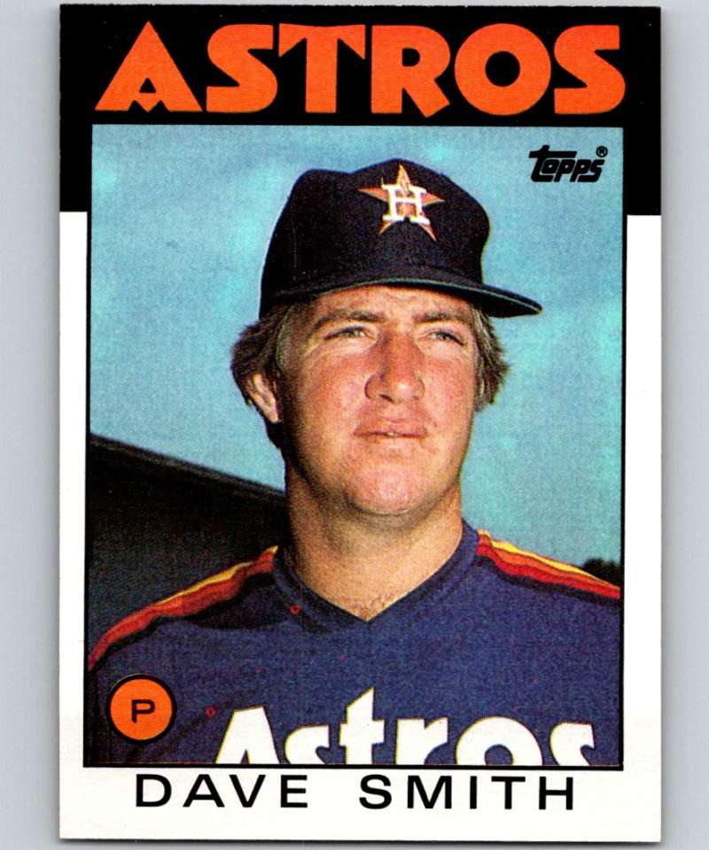 1986 Topps #408 Dave Smith Astros MLB Baseball – Hockey Card World Inc
