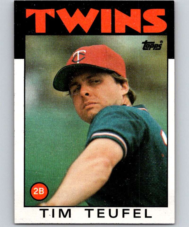 1986 Topps #667 Tim Teufel Twins MLB Baseball – Hockey Card World Inc