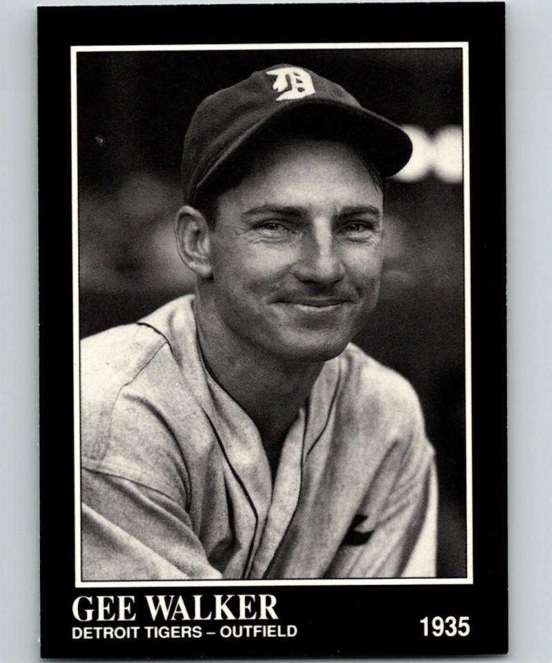 1991 Conlon Collection #87 Gee Walker NM Detroit Tigers – Hockey Card ...