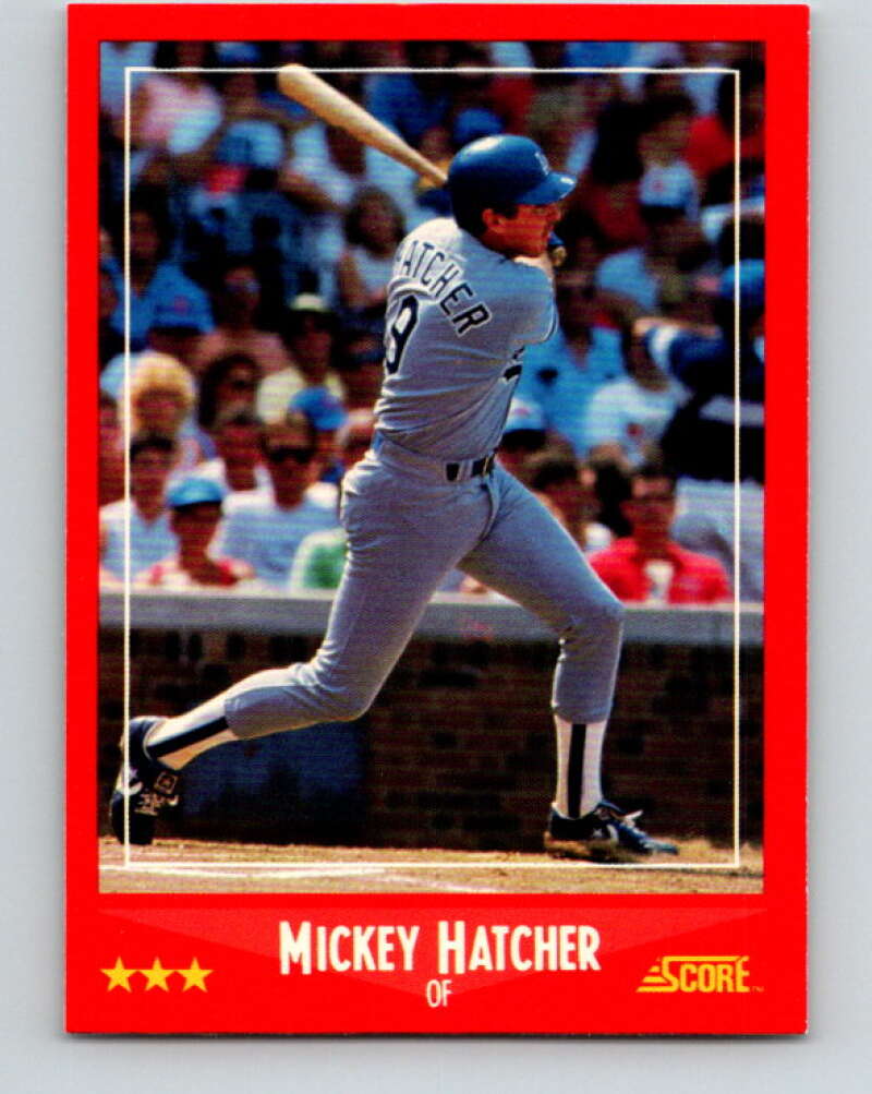 1988 Score #298 Mickey Hatcher Mint Los Angeles Dodgers – Hockey Card ...