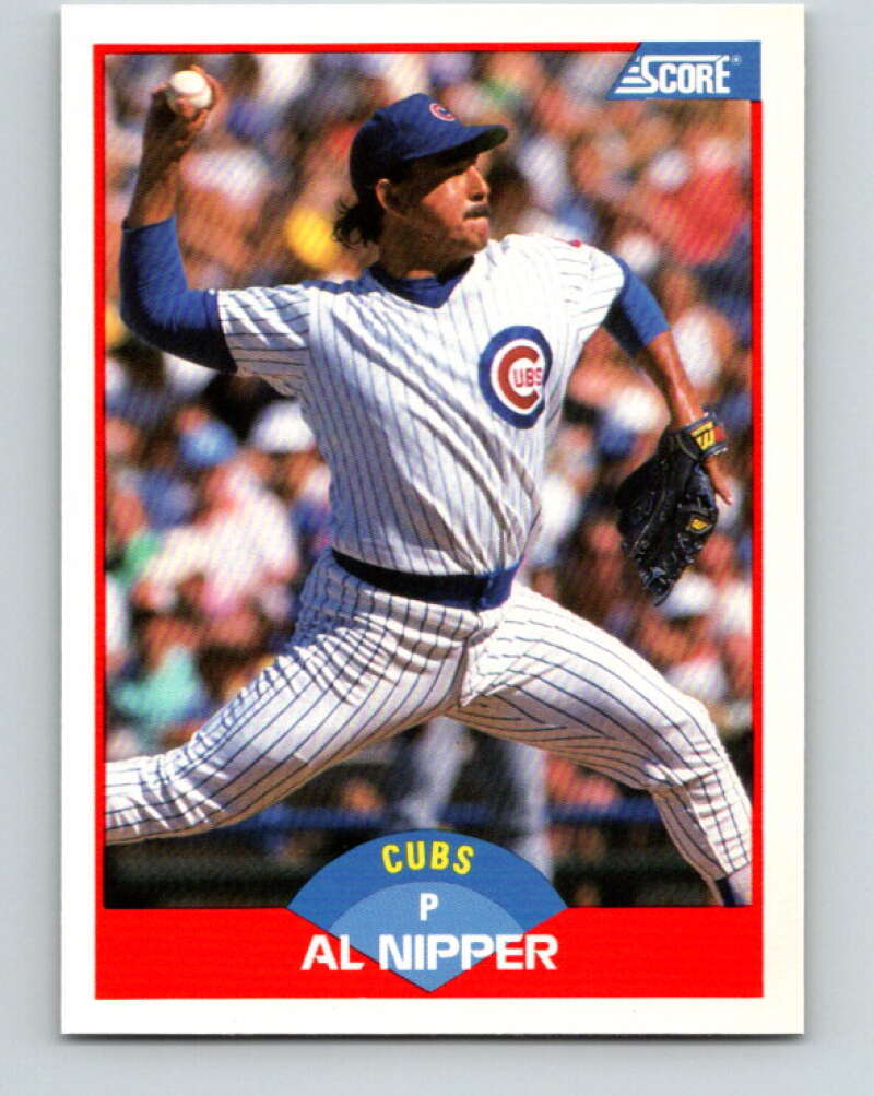 1989 Score #532 Al Nipper Mint Chicago Cubs – Hockey Card World Inc