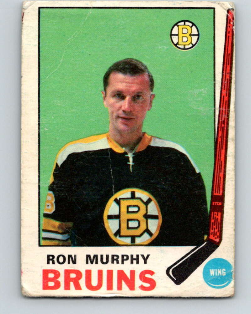 1969-70 O-Pee-Chee #204 Ron Murphy Boston Bruins V1900 – Hockey Card ...
