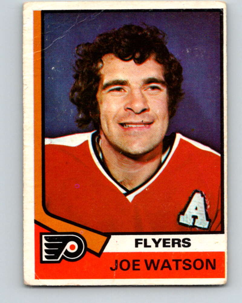 1974-75 O-Pee-Chee #217 Joe Watson Philadelphia Flyers V4753 – Hockey ...