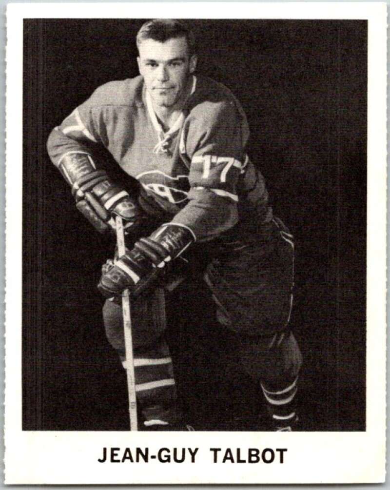 1965-66 Coca-Cola #67 Jean-Guy Talbot Montreal Canadiens X0112 – Hockey ...