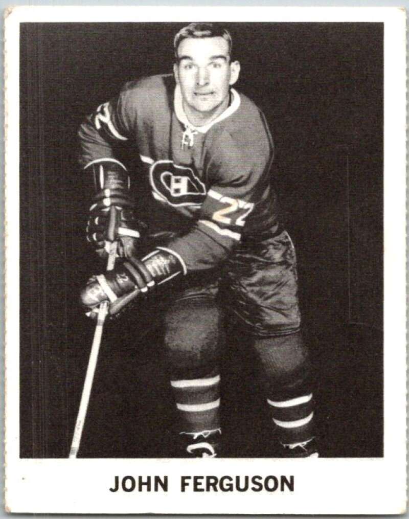 1965-66 Coca-Cola #70 John Ferguson Montreal Canadiens X0116 – Hockey ...