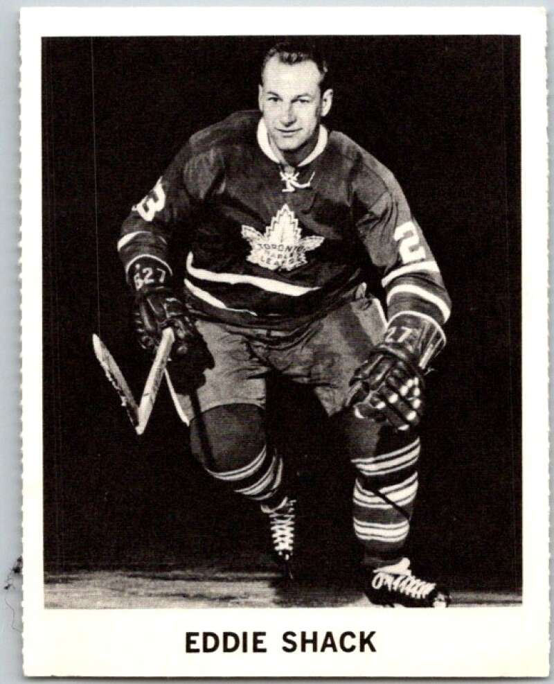 1965-66 Coca-Cola #104 Eddie Shack Toronto Maple Leafs X0181 – Hockey ...
