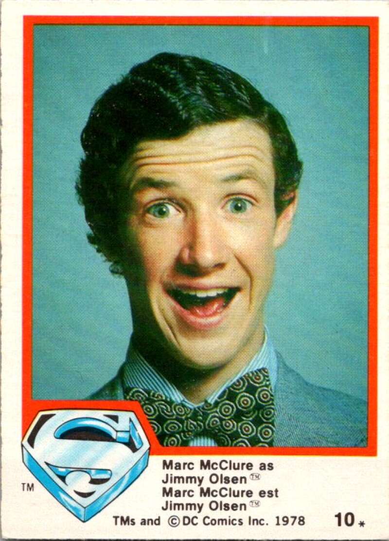 1978 OPC Superman #10 Marc McClure as Jimmy Olsen V51661 – Hockey Card ...