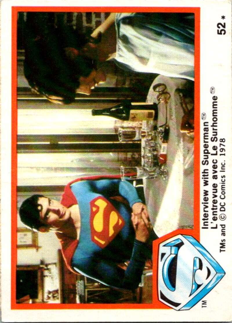 1978 OPC Superman #52 Interview with Superman V51866 – Hockey Card ...