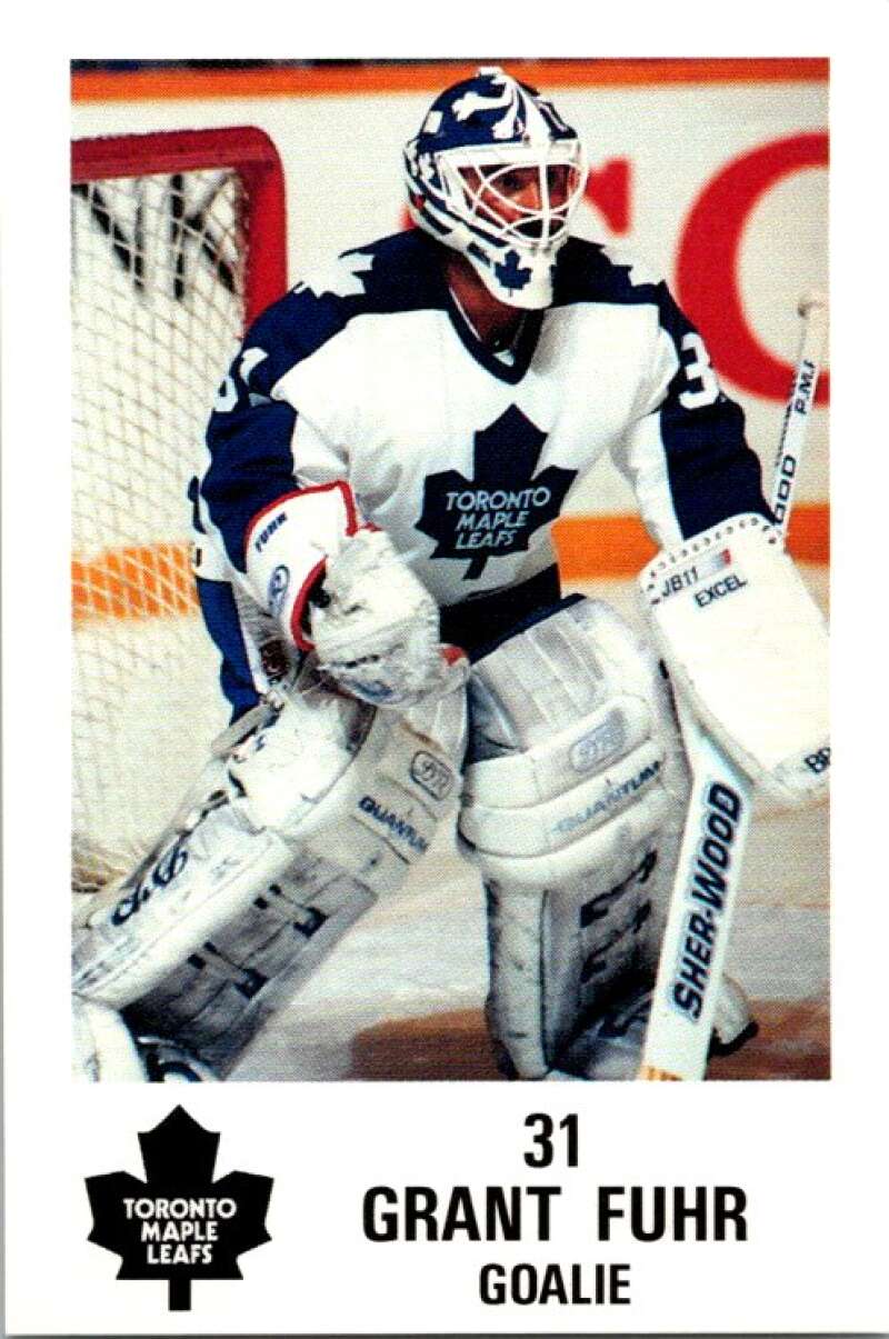 1990 Toronto Maple Leafs York Police Promo #31 Grant Fuhr V54376 – Hockey Card World Inc