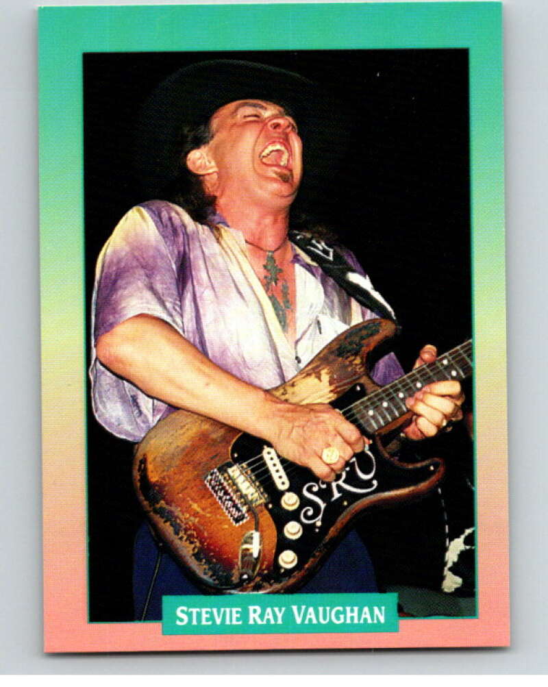 1991 Brockum Rock Cards #145 Stevie Ray Vaughan V70707 – Hockey Card World Inc