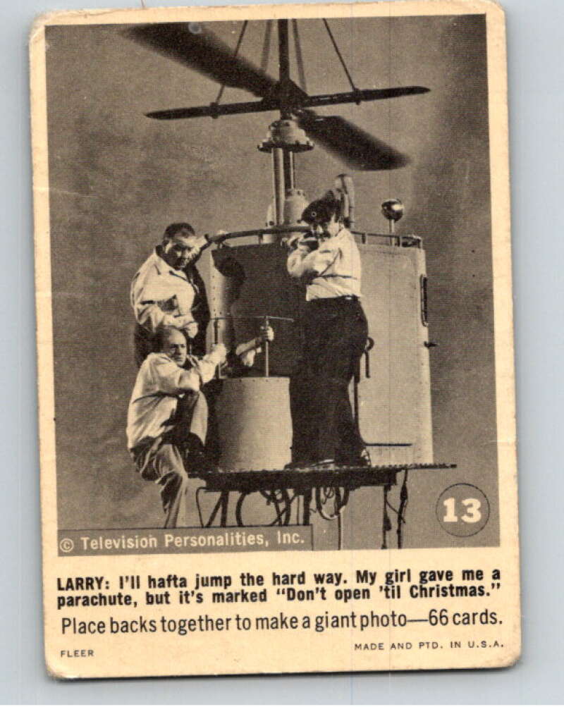 1966 The Three Stooges #13 I'll Hafta Jump V78311 – Hockey Card World Inc