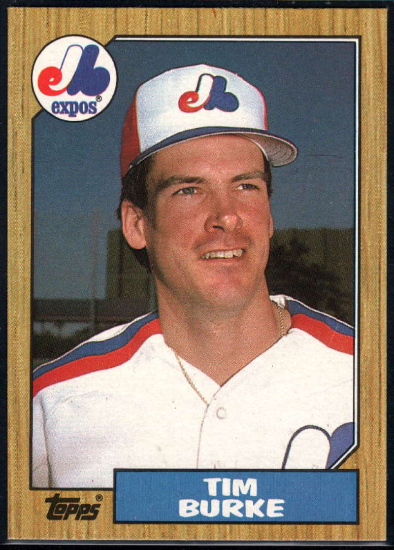 1987 Topps #624 Tim Burke Expos – Hockey Card World Inc