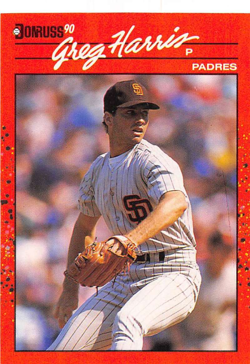 1990 Donruss Baseball #65 Greg Harris San Diego Padres – Hockey Card ...
