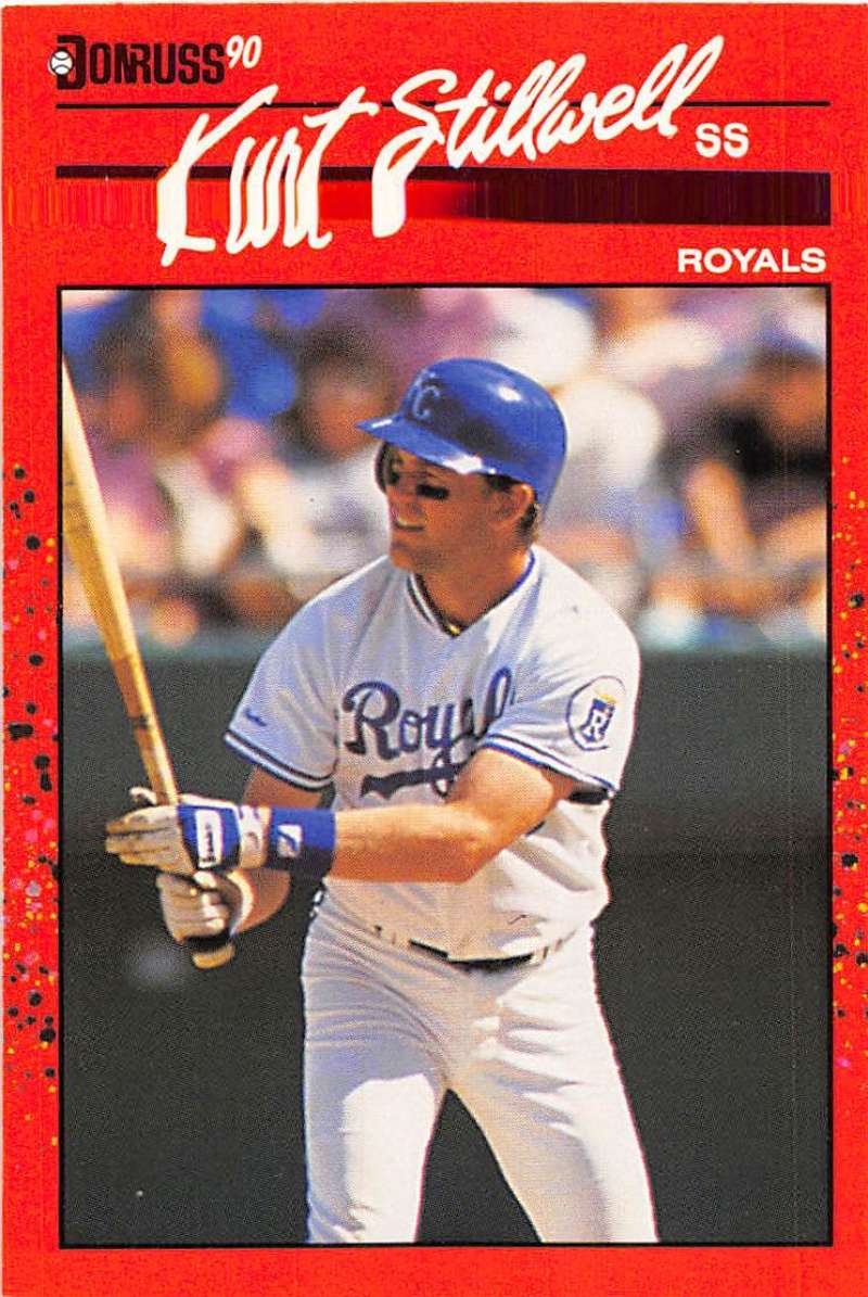1990 Donruss Baseball #120 Kurt Stillwell Kansas City Royals – Hockey