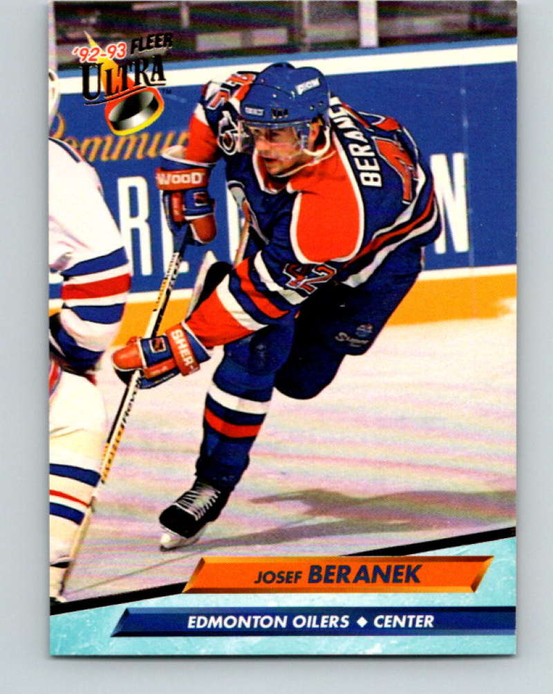 1992-93 Fleer Ultra #56 Josef Beranek – Hockey Card World Inc